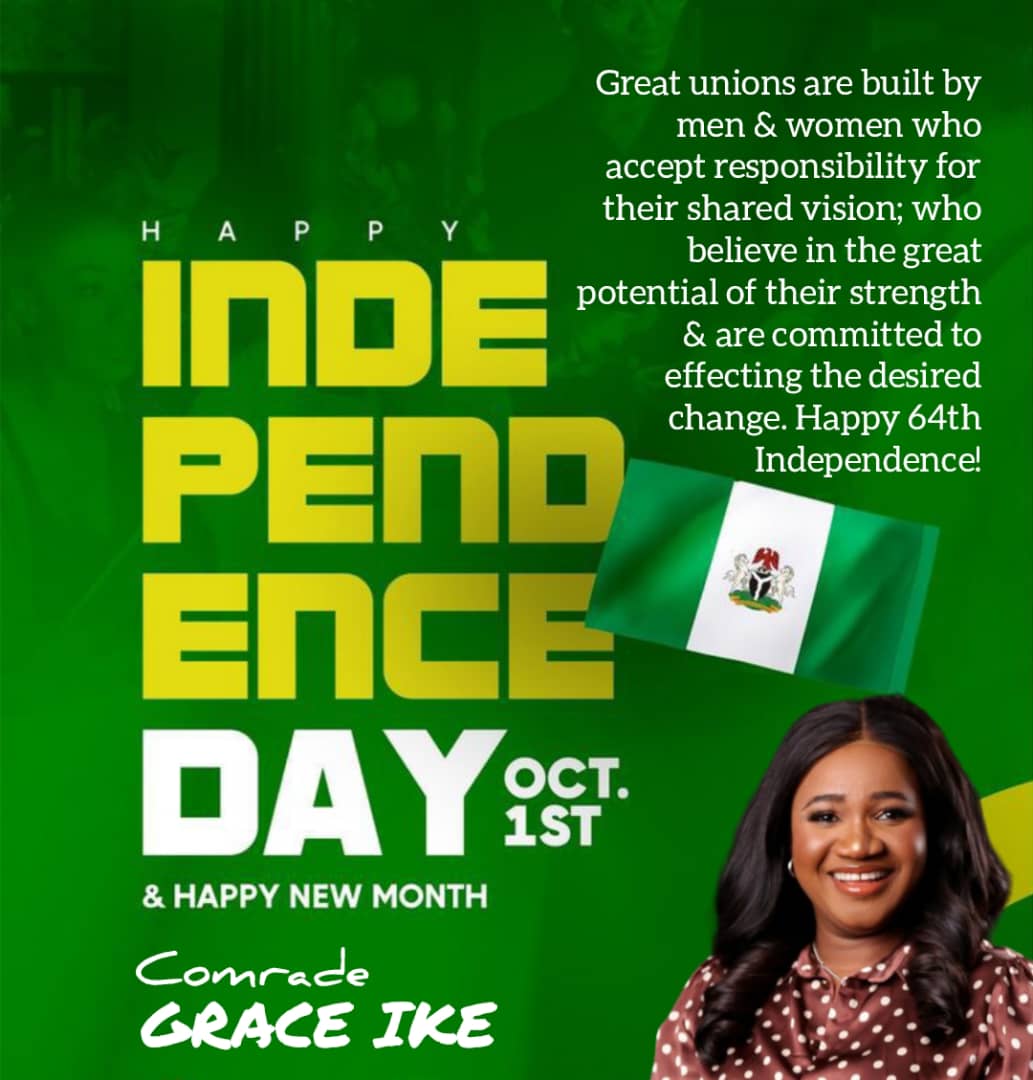 Nigeria @ 64 : Comrade Grace Ike Felicitates With Nigerian Journalists