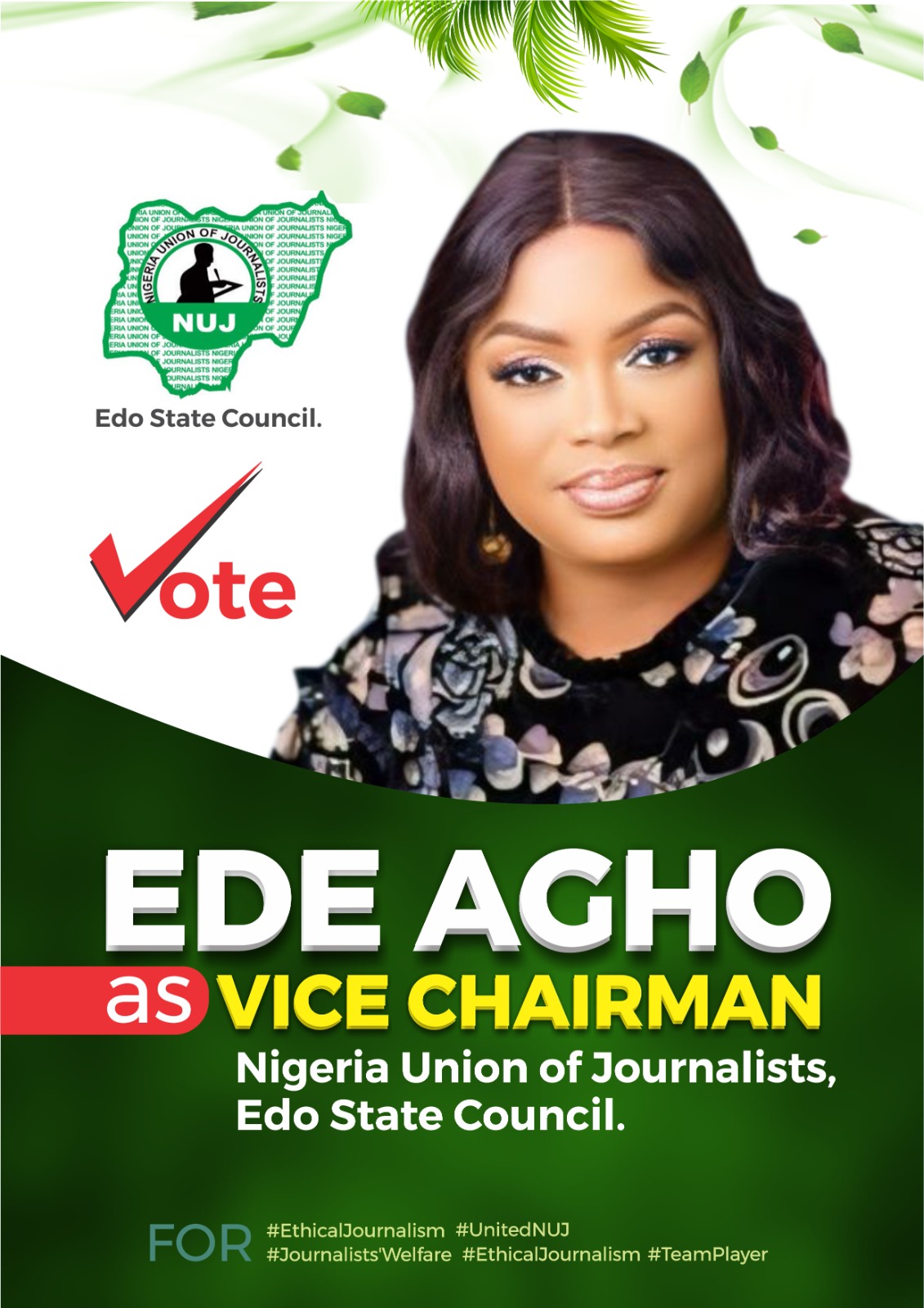 NUJ Edo Decides : Ede Agho The Best for Vice Chairman